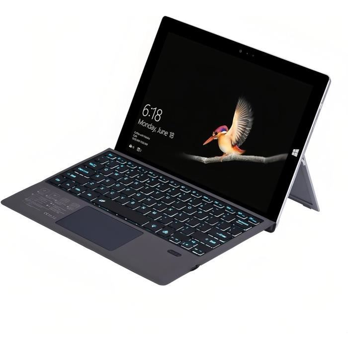 Pour Microsoft Surface Pro Type Cover Clavier Sans Fil Portable Ultra Fin Avec Pavé Tactile Pour ...