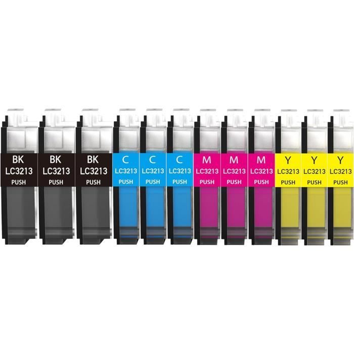 Ridgetube Lc3213 Cartouches D'Encre Compatibles Avec Brother Lc 3211 Lc ...