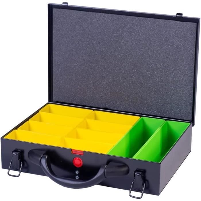 Boîte À Outils Compartimentée En Métal Pour Ranger Les Vis[H531 ...