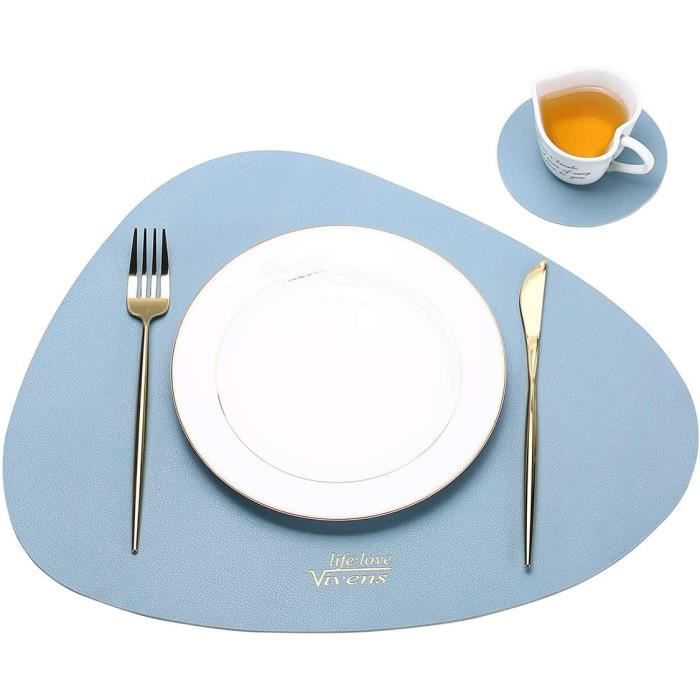 Set De Table 43 * 34 Cm, Sets De Table Et Sous-Verres En Cuir Pu ...
