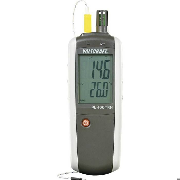 Hygromètre VOLTCRAFT PL-100TRH 0 % HR 100 % HR -200 °C +1372 °C ...