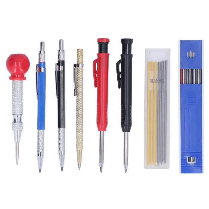 MAG Kit de marquage de traceur de charpentier Ensemble de Crayons de ...