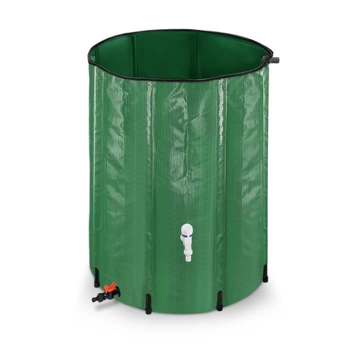 Réservoir d'eau de pluie pliable - YUENFONG - 380L - PVC+PP+PE+nylon ...