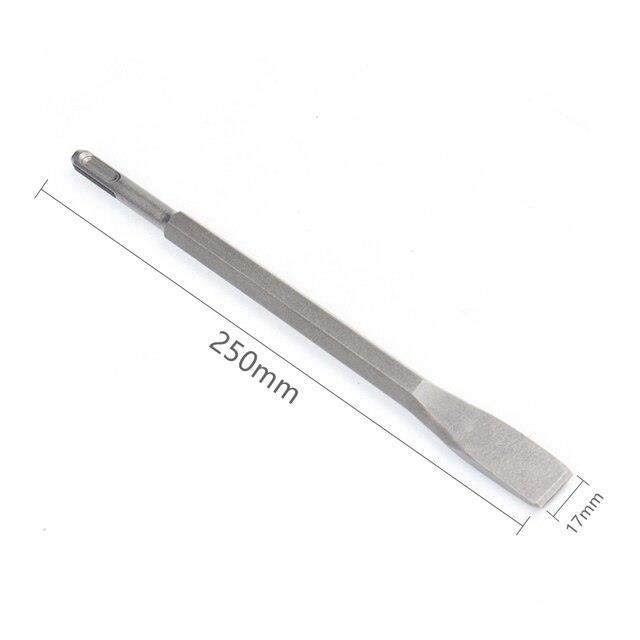 ENCLUME,C TYPE--jeu de burins électriques 250mm, 1 pièce, perceuse à ...