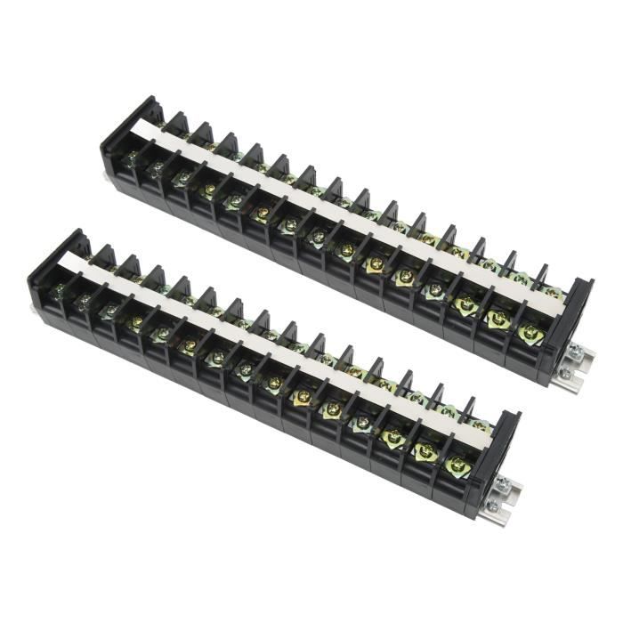 Bornier à double rangée Bornier à vis à double rangée 60A 660V, 2 ...