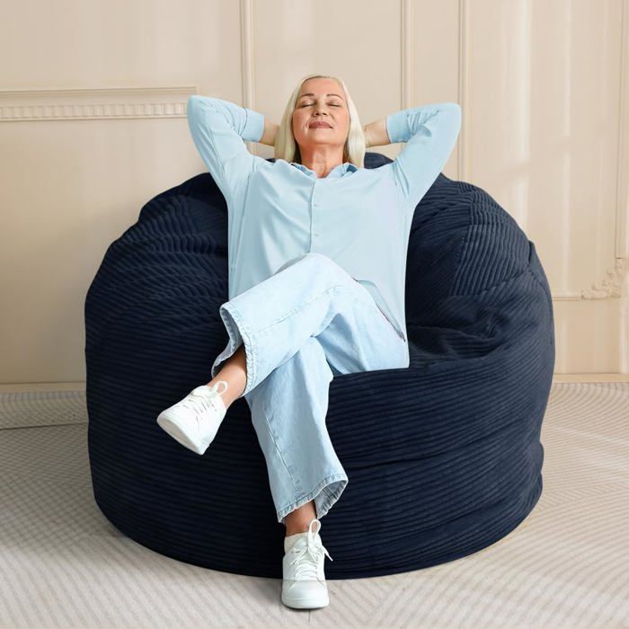 Pouf Chaise Chaise Convertible Qui se replie du Pouf au lit Grand ...