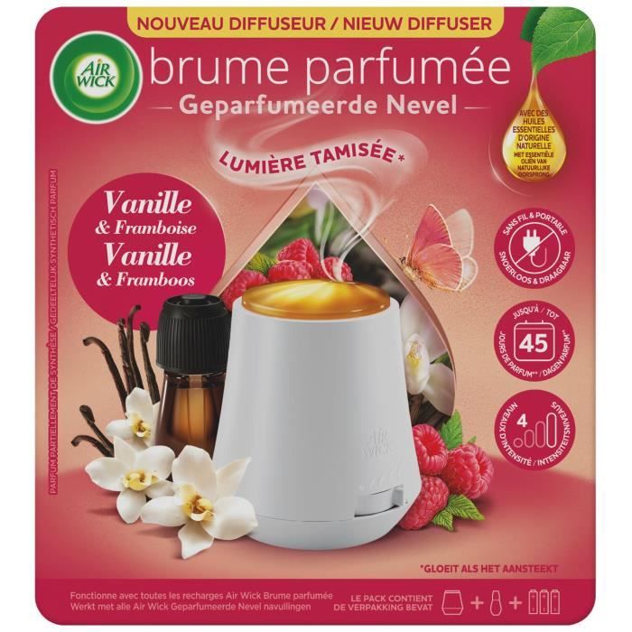 Lot de 2 Diffuseurs Huiles essentielles Brume Parfumée Vanille ...