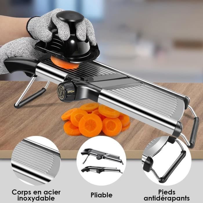 Mandoline Cuisine, Mandoline Réglable En Inox, Mandolines ...