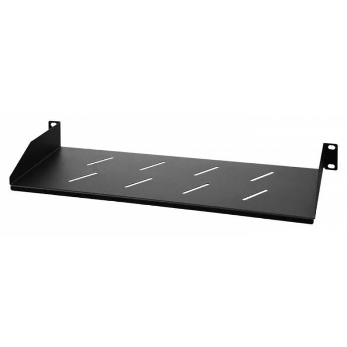 Rack Shelf 19" 1U 170mm Black - Cdiscount Informatique