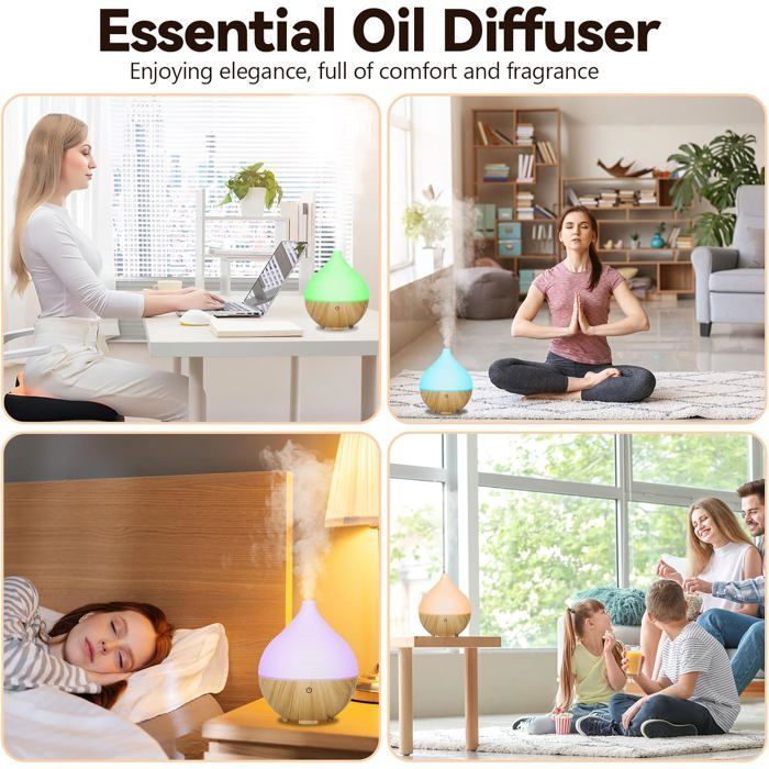 Diffuseur Huiles Essentielles 160ML Diffuseur Arômes Diffuseur avec ...
