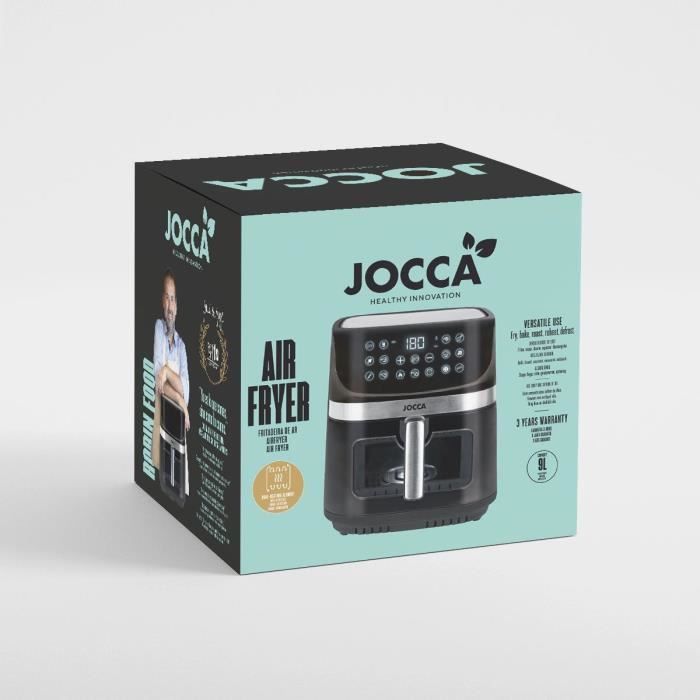 Friteuse à air - JOCCA - 2352 - 9L - 2 Résistances Chauffant - 30,5x38 ...
