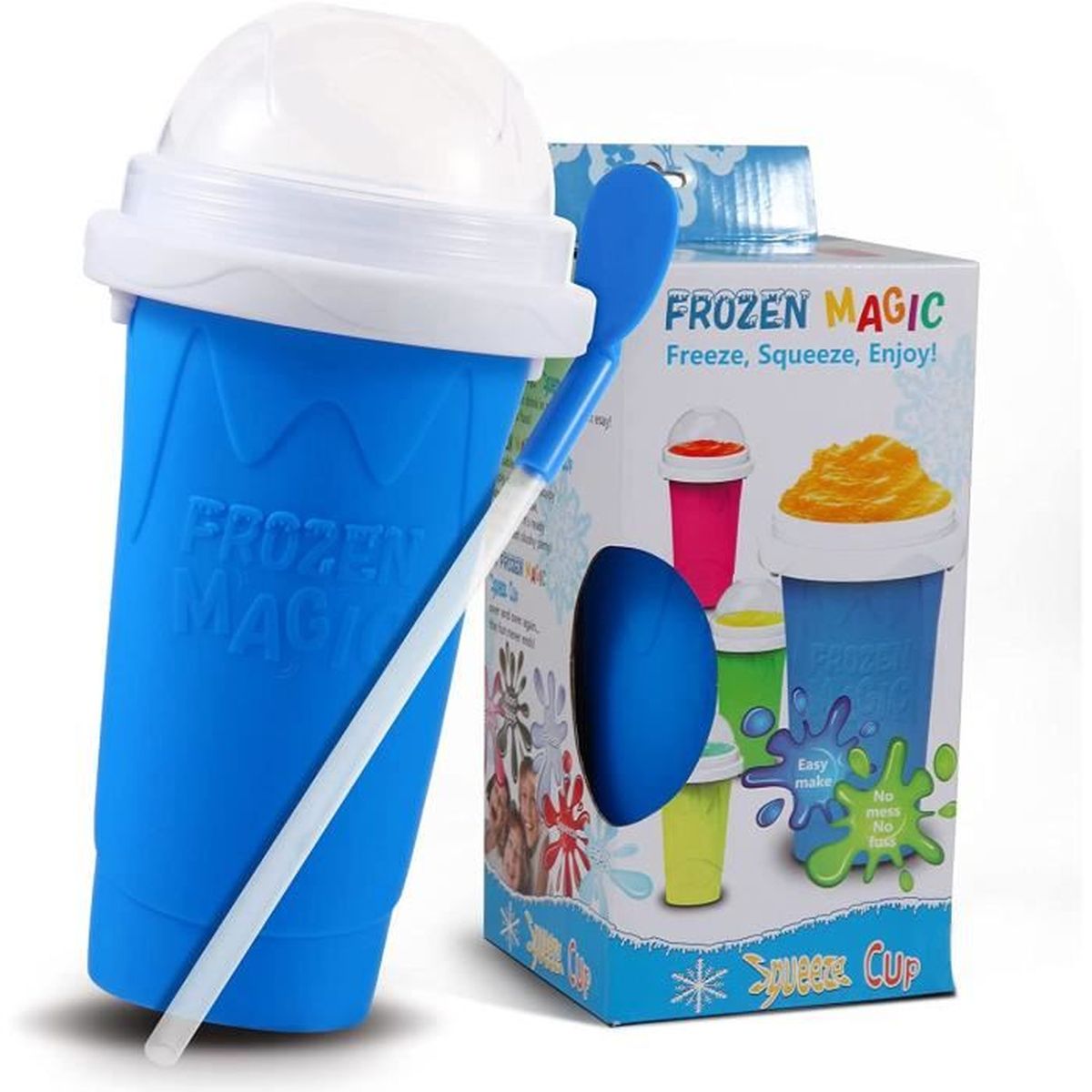 Slushie Maker Cup Magic Quick Frozen Smoothies Cup, Cooling Cup ...