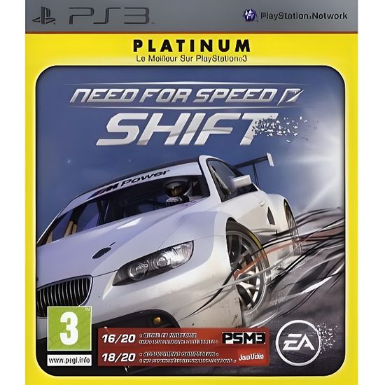 NEED FOR SPEED SHIFT Platinum / JEU CONSOLE PS3 - Cdiscount Jeux vidéo