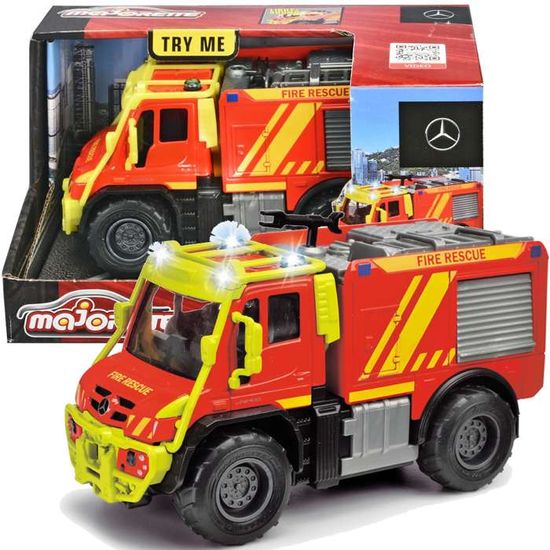 Véhicule de secours - Majorette - Unimog Sono - Métal - 13 cm - Effets ...