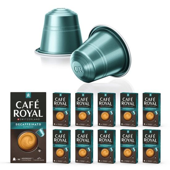 100 Capsules de Café en Aluminium Compatibles NESPRESSO® À USAGE ...