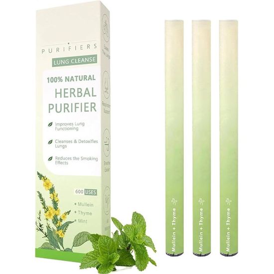 Mullein Herbal Lung Cleanser - Mullein Lung Purifier, Upgraded Herbals ...