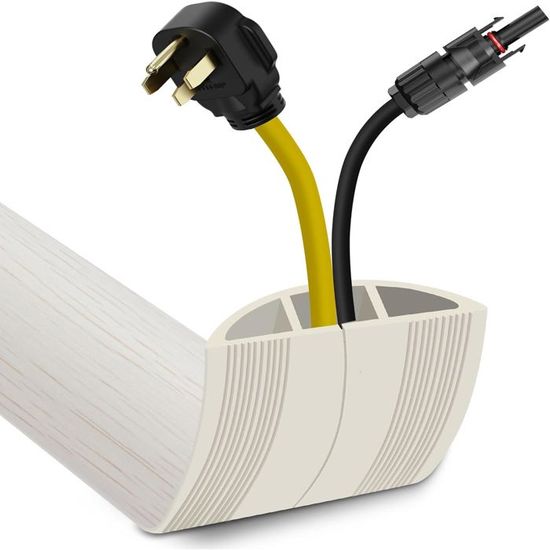 Passe Cable Sol Cache Cable Sol Auto-Adhésif 1M Cache Cable Sol Facile ...
