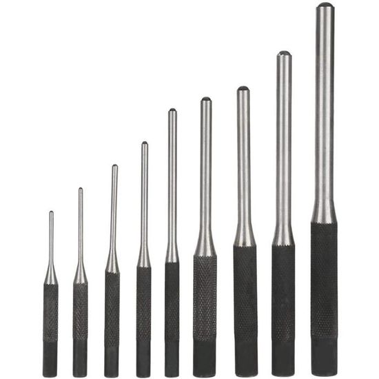 Outil de poinçonnage central9 pièces 40CR poinçon central en métal ...