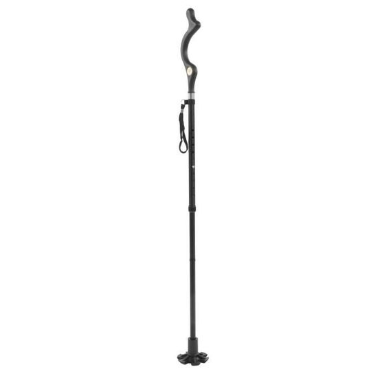 Mxzzand Canne de marche Canne pliable en alliage d'aluminium, 10 ...
