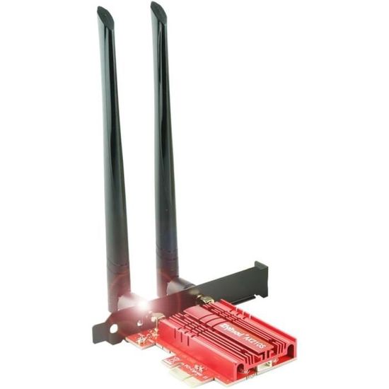 Ziyituod Carte WiFi 6E, jusqu'à 5400 Mbps avec Adaptateur Bluetooth 5.2, Carte réseau WiFi AX210 ...