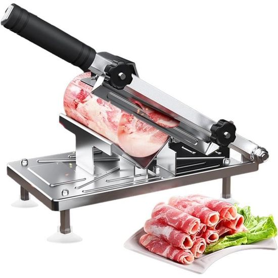 Trancheuse À Viande Manuelle, Trancheuse Manuelle De Viande Congelée En ...