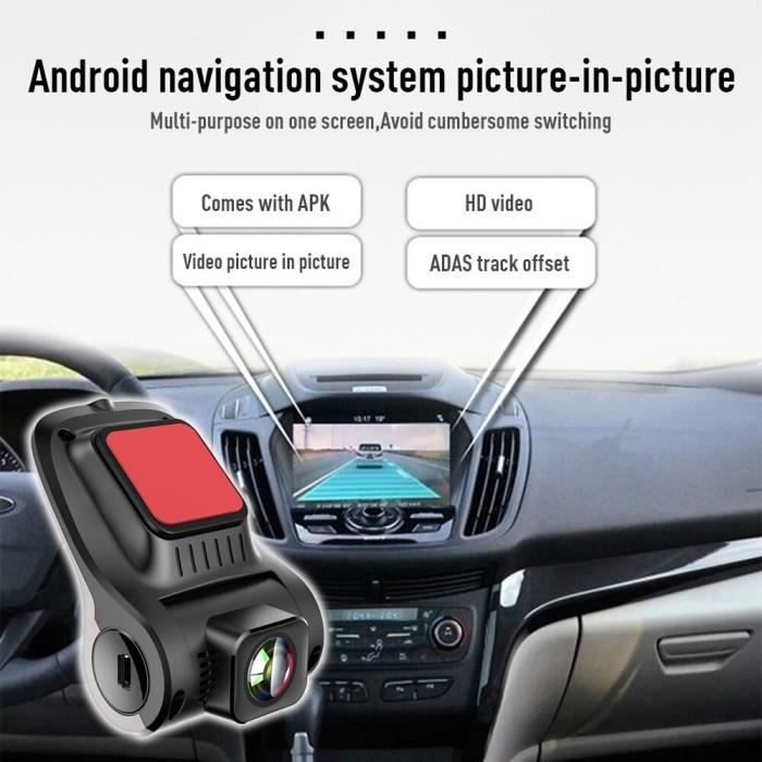 170 degrés HD large Angle1080P voiture DVR caméra ADAS vidéo ...