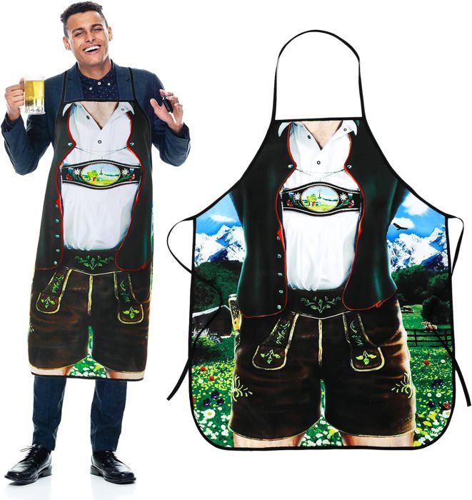 Tablier amusant pour homme tablier cratif Lederhosen tablier ...