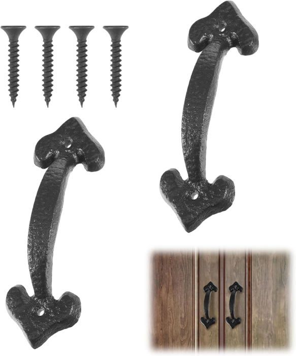 Poigne De Porte En Fonte 2 Pices Poigne De Porte De Grange Poigne De ...