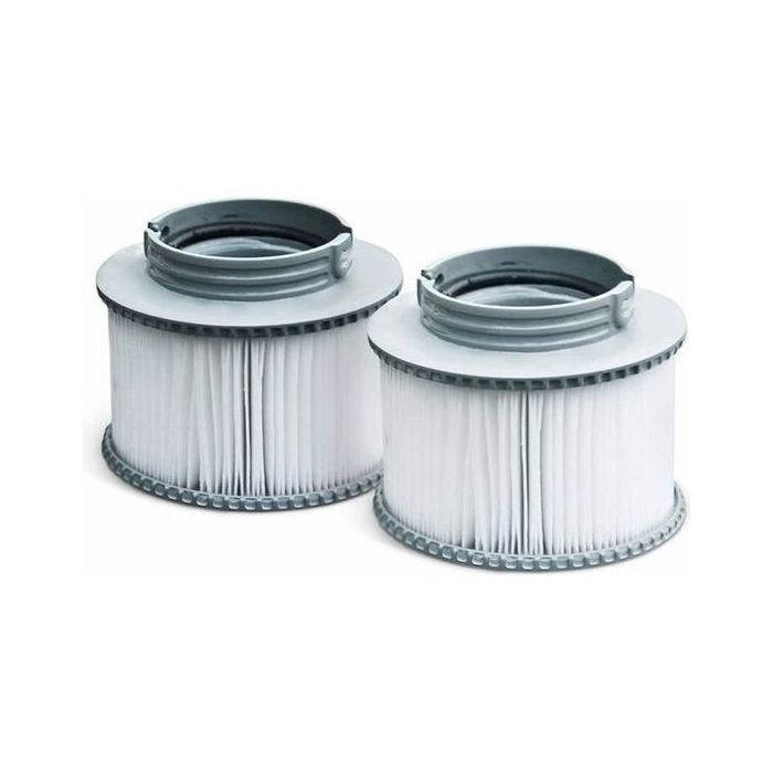 Filtres pour Spa - Mspa - Pack de 2 - Ø11,5x8,6cm - Blanc - Cdiscount ...