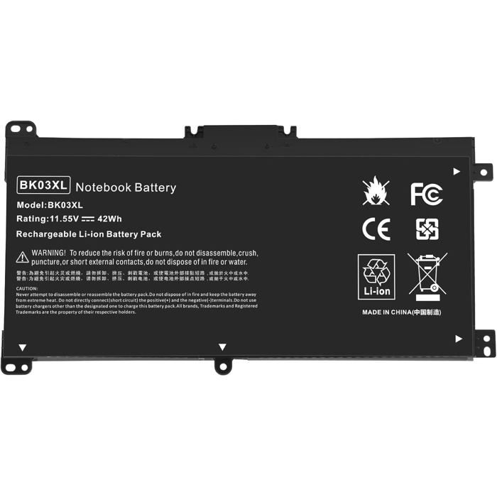BK03XL Battery Compatible with HP Pavilion x360 Convertible PC 14 14m ...
