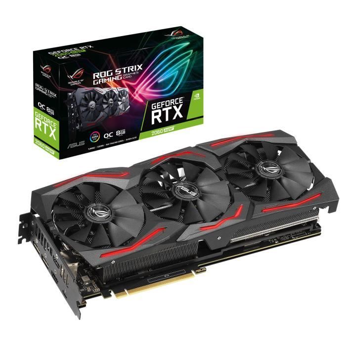 ASUS GeForce RTX 2060 SUPER ROG-STRIX-RTX2060S-O8G-EVO-GAMING - 8 Go ...