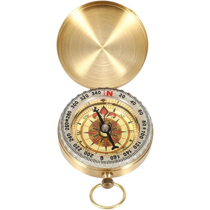 Boussole-Astrolabe au Style de Montre de Poche Couleur Laiton[446 ...