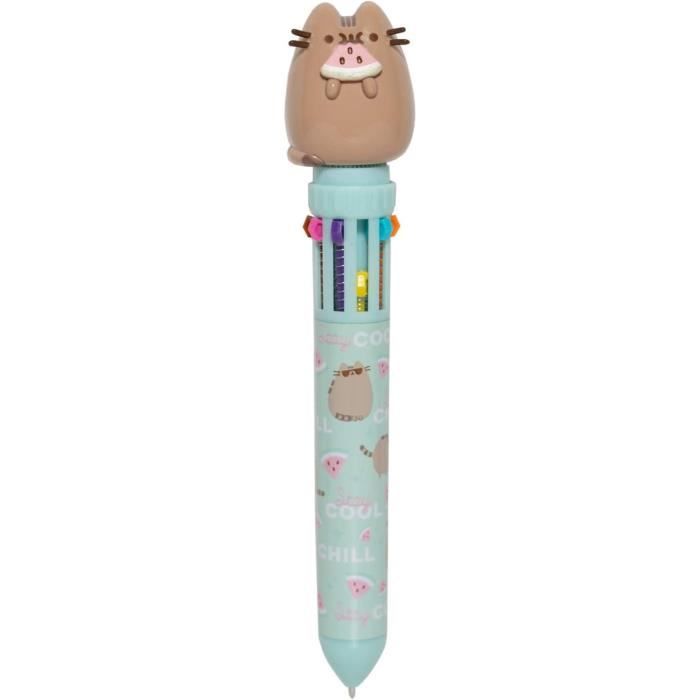 Stylo 10 Couleurs En 1 Pusheen, Stylo Bille Rétractable Original ...