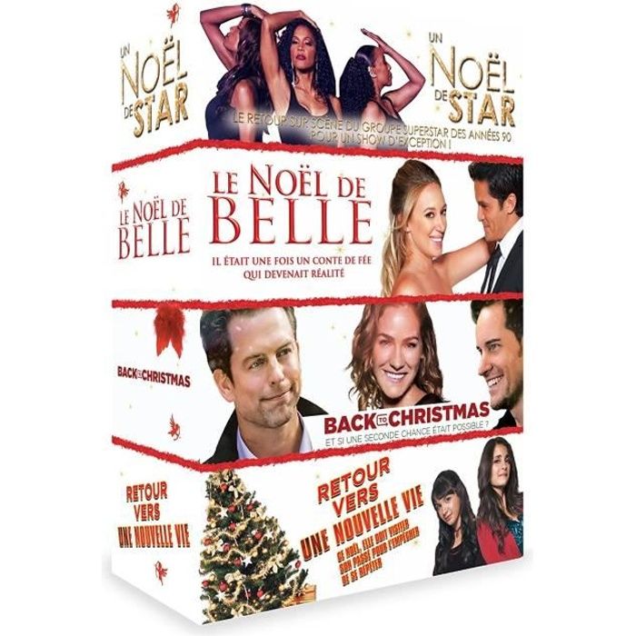 DVD - Coffret noël : le noël de belle ; retour vers une nouvelle vie ...