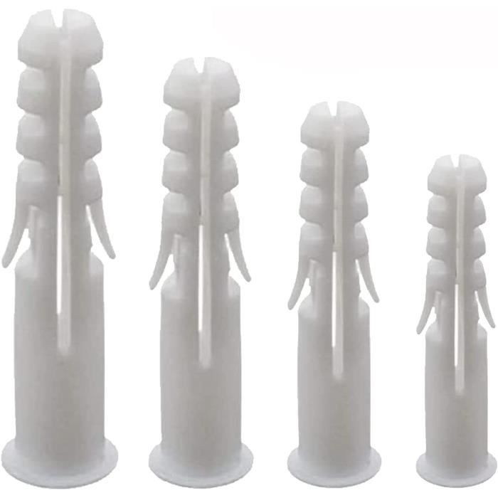 Lot de 350 chevilles murales en plastique pour extension de colonne ...