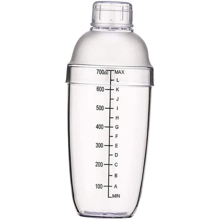 Cocktail-MOCKTAIL Maker Shaker Transparent Barista Martini Bottle Mixer ...