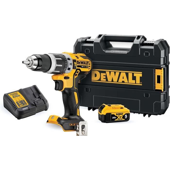 Perceuse combi - DEWALT - DCD796P1-GB - 18V - 5.0Ah - Sans brossage ...