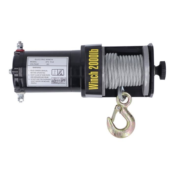 Treuil Électrique De 2000 Lb Kit De Treuil Électrique 2000Lbs Cable En ...