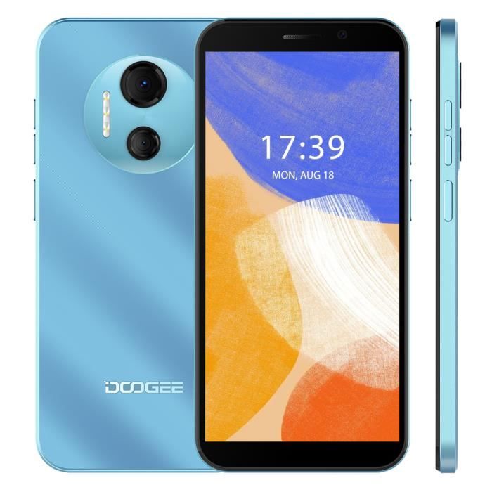 DOOGEE X97 Pro Smartphone 64 Go 6.0" 12MP AI Caméra Android 12 4200mAh Double SIM NFC GPS - Bleu ...