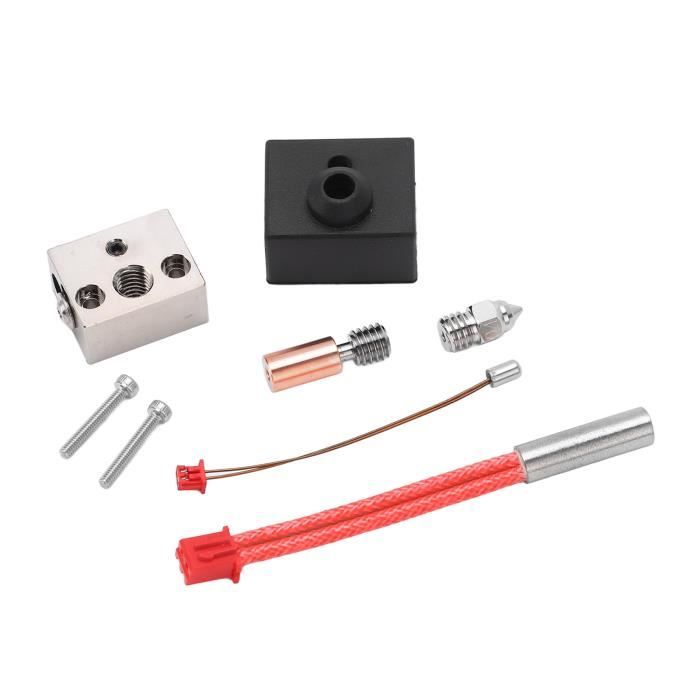 Fdit Bloc chauffant d'imprimante 3D Kit Hotend D'imprimante 3D, Hotend ... Fdit Bloc chauffant d'imprimante 3D Kit Hotend D'imprimante 3D, Hotend ...