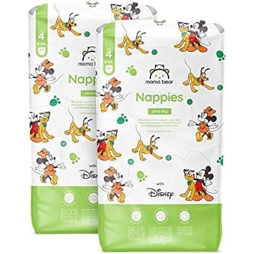 Couches bébé Mama Bear Disney Ultra Absorbantes - Taille 4 (8-14 kg ...
