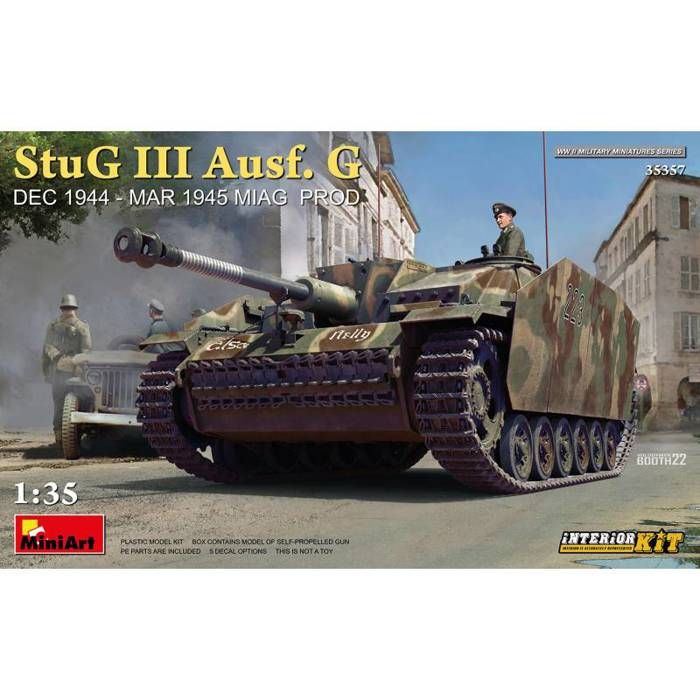 MiniArt - Maquette Char Stug Iii Ausf. G Dec 1944 – Mar 1945 Miag Prod. Interior Kit Miniart ...