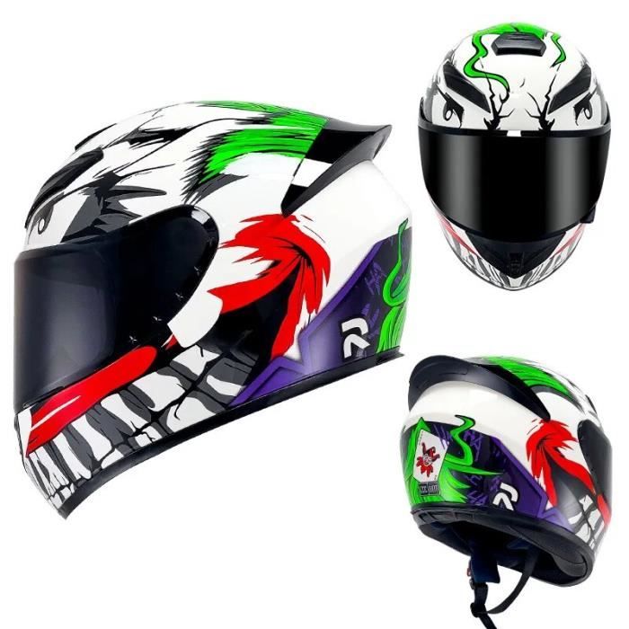 Casque de moto intégral Venom pour adultes,casque de course de ...