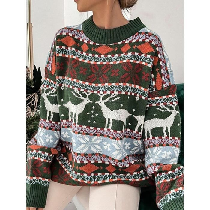 Fantaisie Tricoté Pull Top Automne Femme Col En V Manches Longues Mince ...