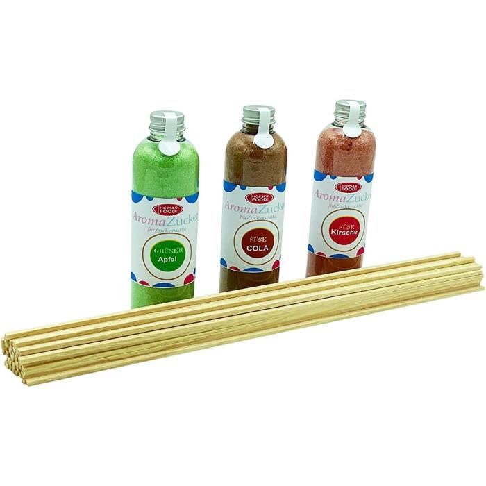 Sucre Pour Barbe À Papa - 3 X 230 G - Pour Machine À Barbe À Papa ...