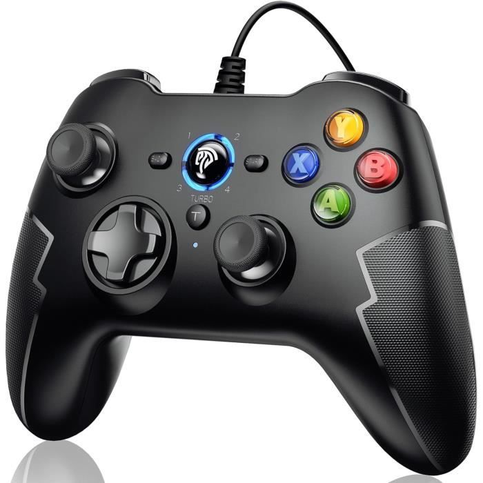 Manette Pc, Manette Filaire Pour Pc Windows 7-8-10-Xp Joystick Pc ...