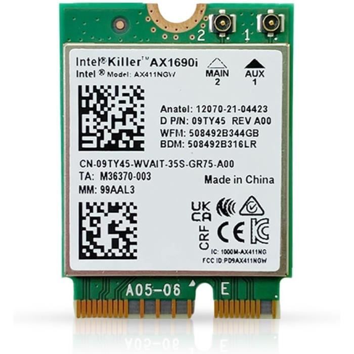Ax1690I Killer Series Wi-Fi 6E Double Connect Upgrade | Tri Band 2.4-5 ...
