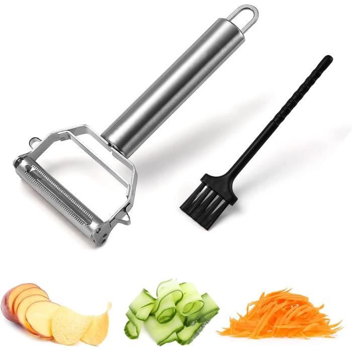 Éplucheur Pour Fruits Et Légumes 2 En 1, Éplucheur À Julienne ...