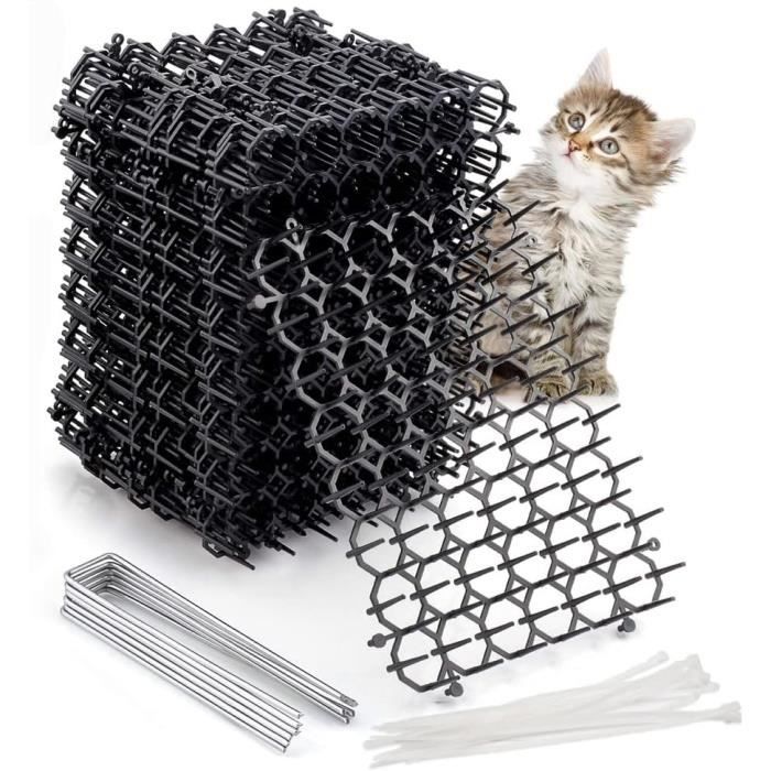 Anti Chat Exterieur Anti Chat Exterieur Puissant,12Pcs Filet Anti-Chat ...