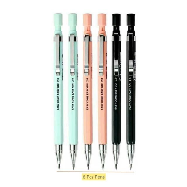 CRAYON GRAPHITE,Pencil set F--Jeu de crayons mécaniques 2.0mm, tiges à ...